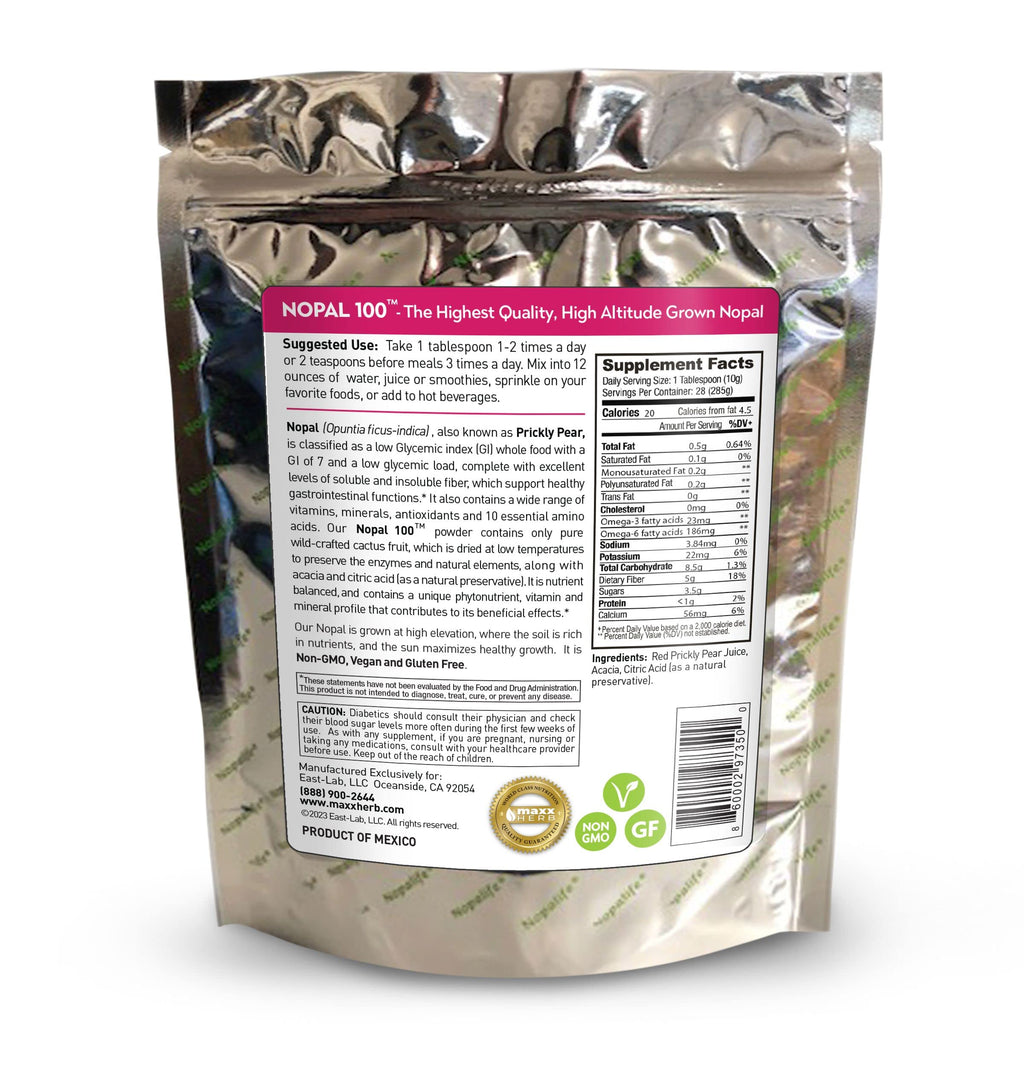 Prickly pear powder for healthy lifestyle
