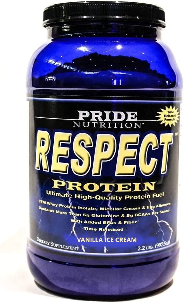 Pride Nutrition whey protein vanilla flavour