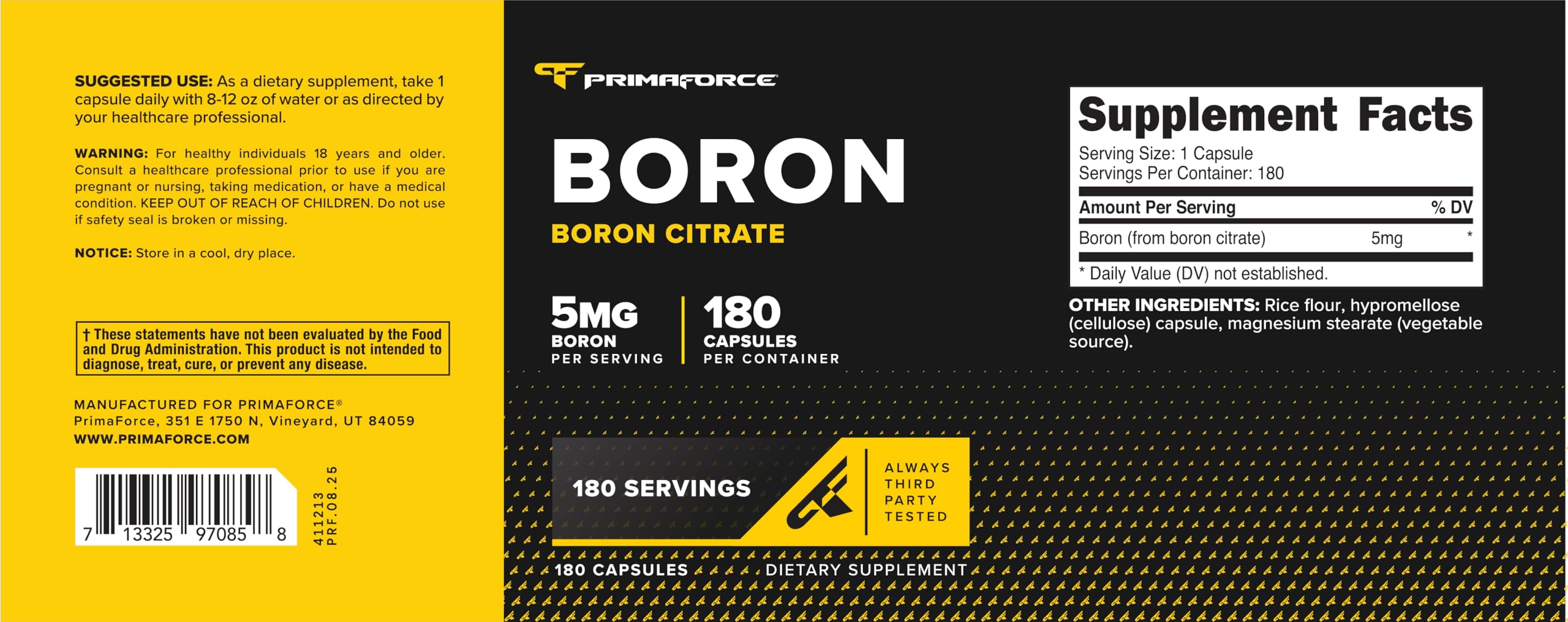 PrimaForce Boron for joint support