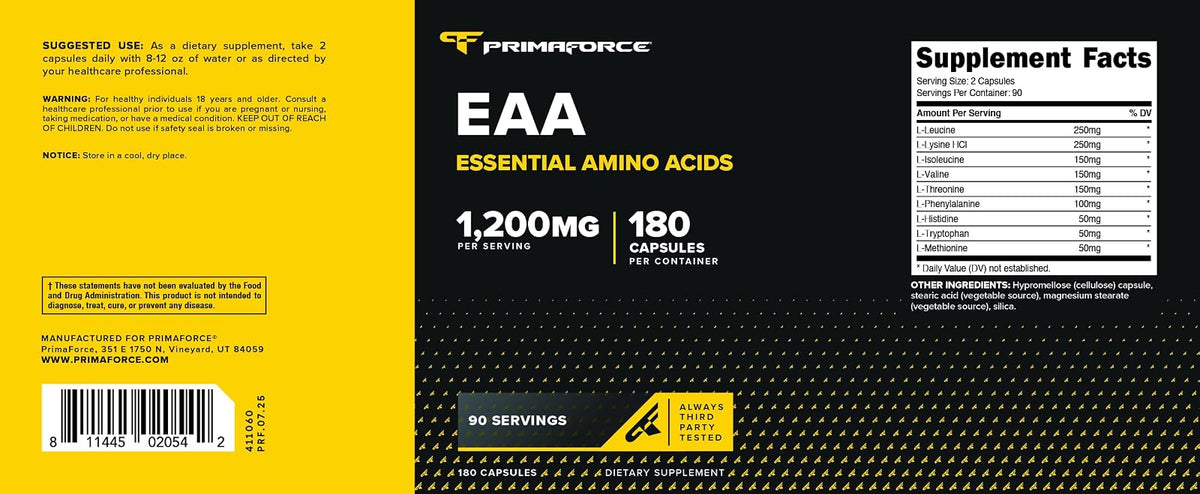 Primaforce EAA for optimal performance