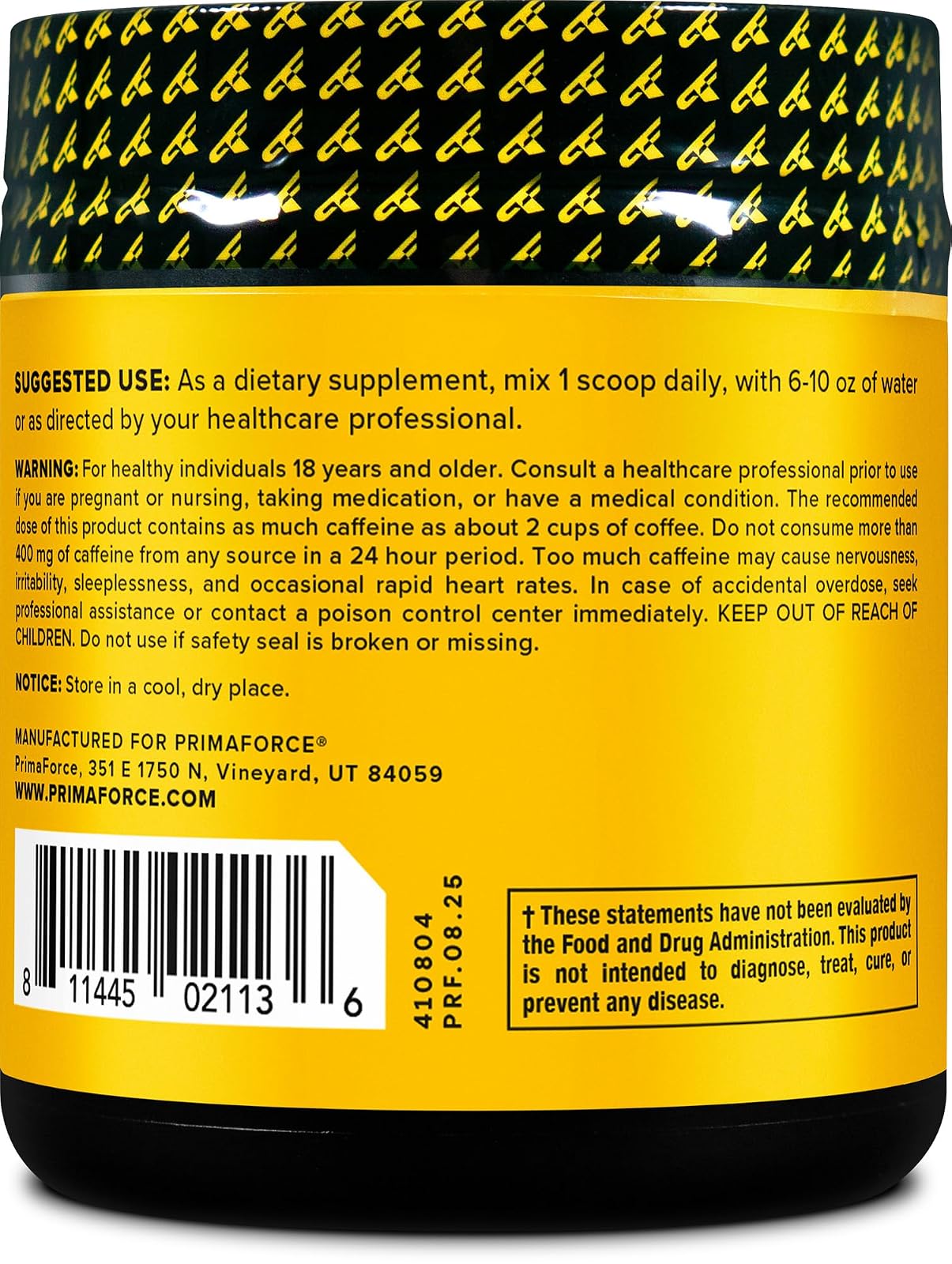 Primaforce Guarana Powder for workout support