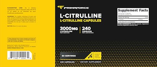 Primaforce L-Citrulline for daily wellness