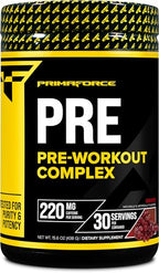 PrimaForce pre-workout grape powder