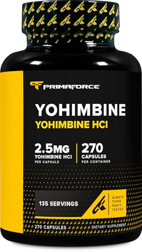 PrimaForce Yohimbine HCl capsules for weight loss