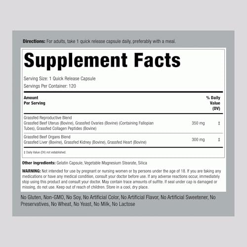 Primal Beef organ supplement benefits