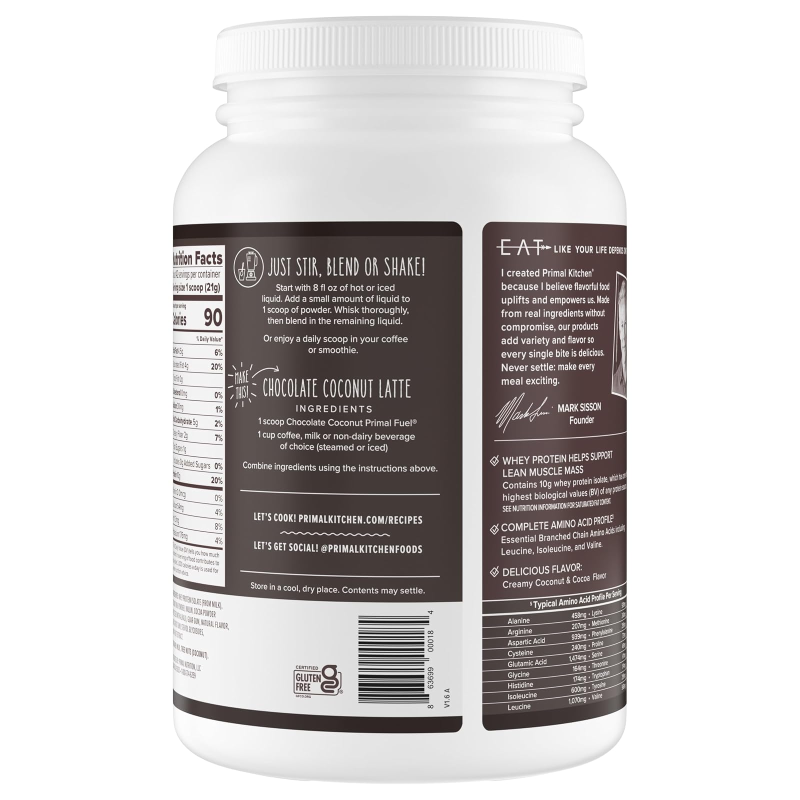 Primal Fuel whey protein for muscle recovery