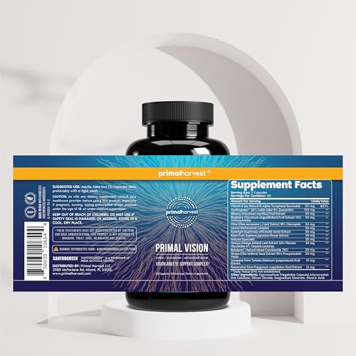 Primal Harvest daily supplement for eyesight