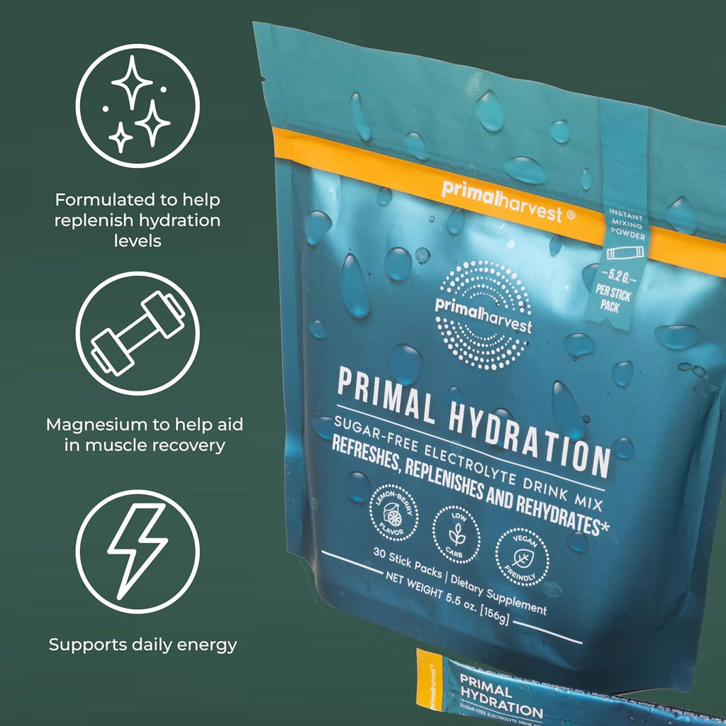 Primal Harvest hydration sticks benefits