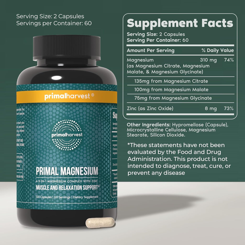 Primal Harvest magnesium for sleep