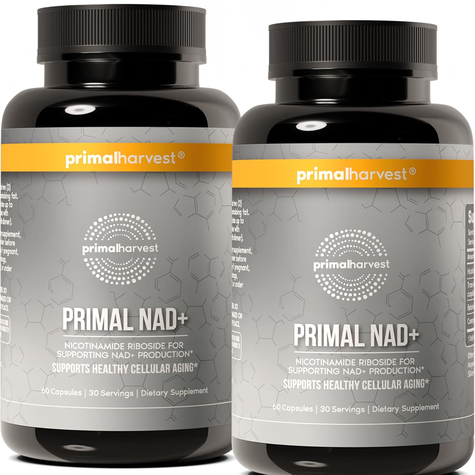 Primal Harvest NAD+ daily vegan supplement