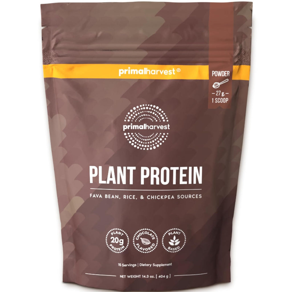 Primal Harvest vegan chocolate protein powder