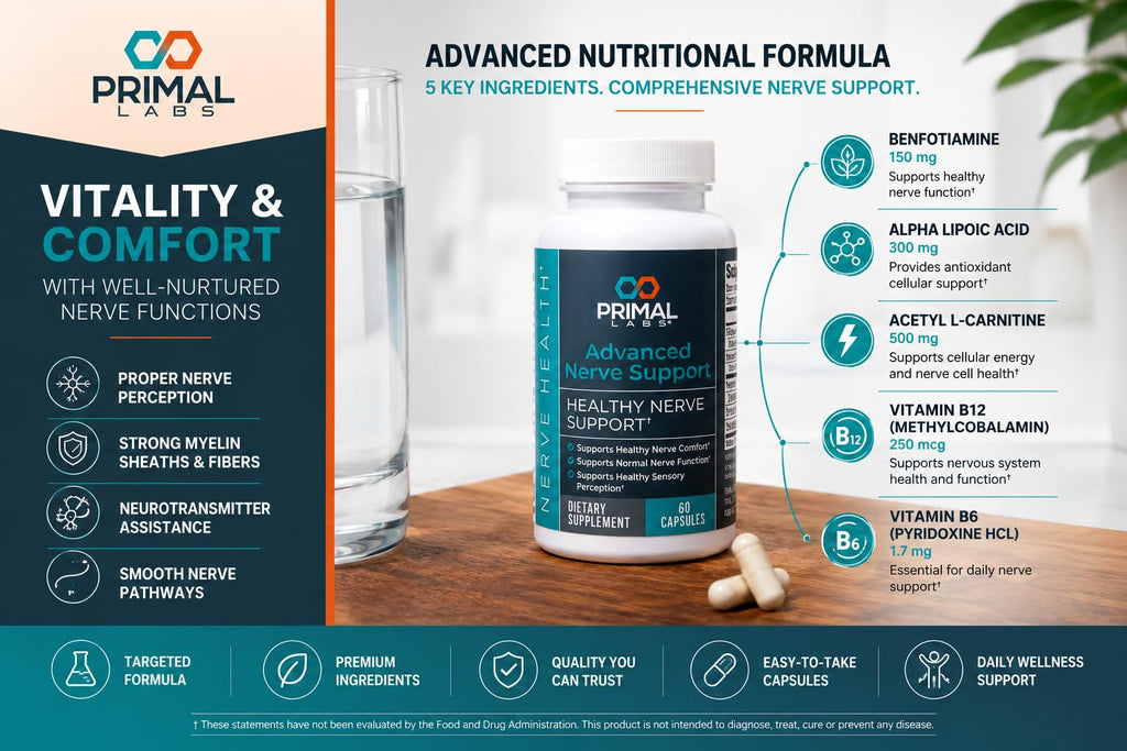 Primal Labs supplements for nerve relief
