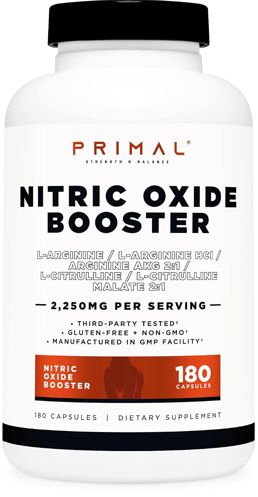 Primal Nitric Oxide Booster capsules