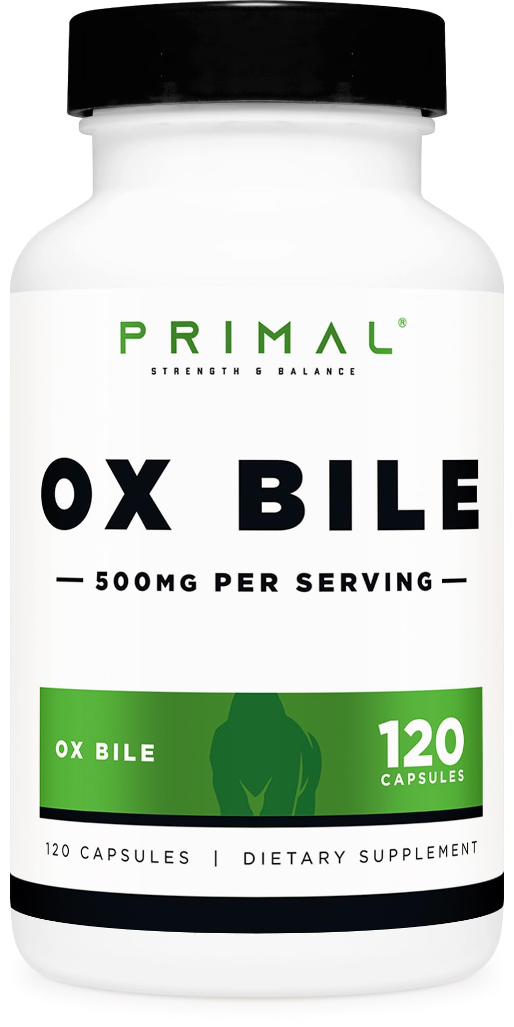 Primal Ox Bile gluten-free capsules