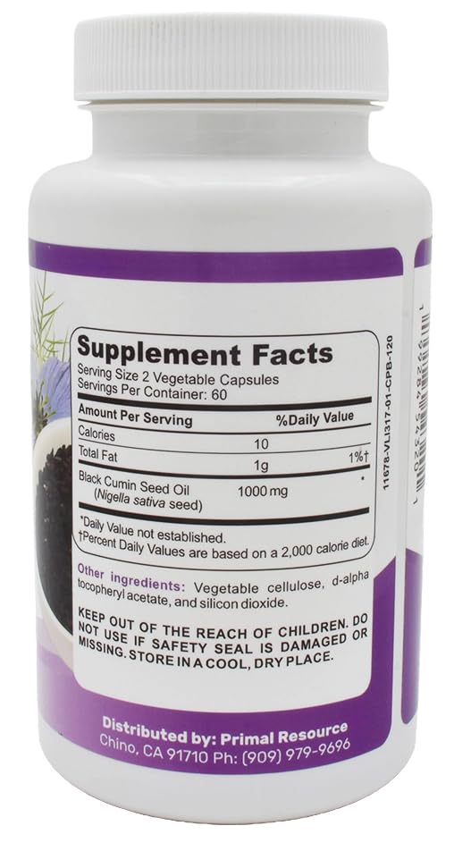 PRIMAL RESOURCE black seed oil benefits