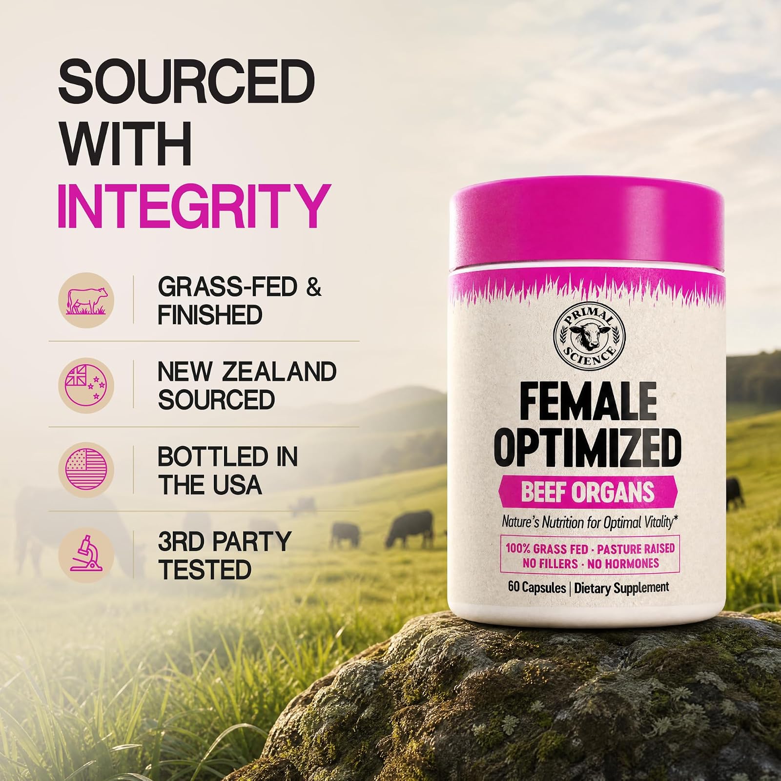 primal science beef organ capsules