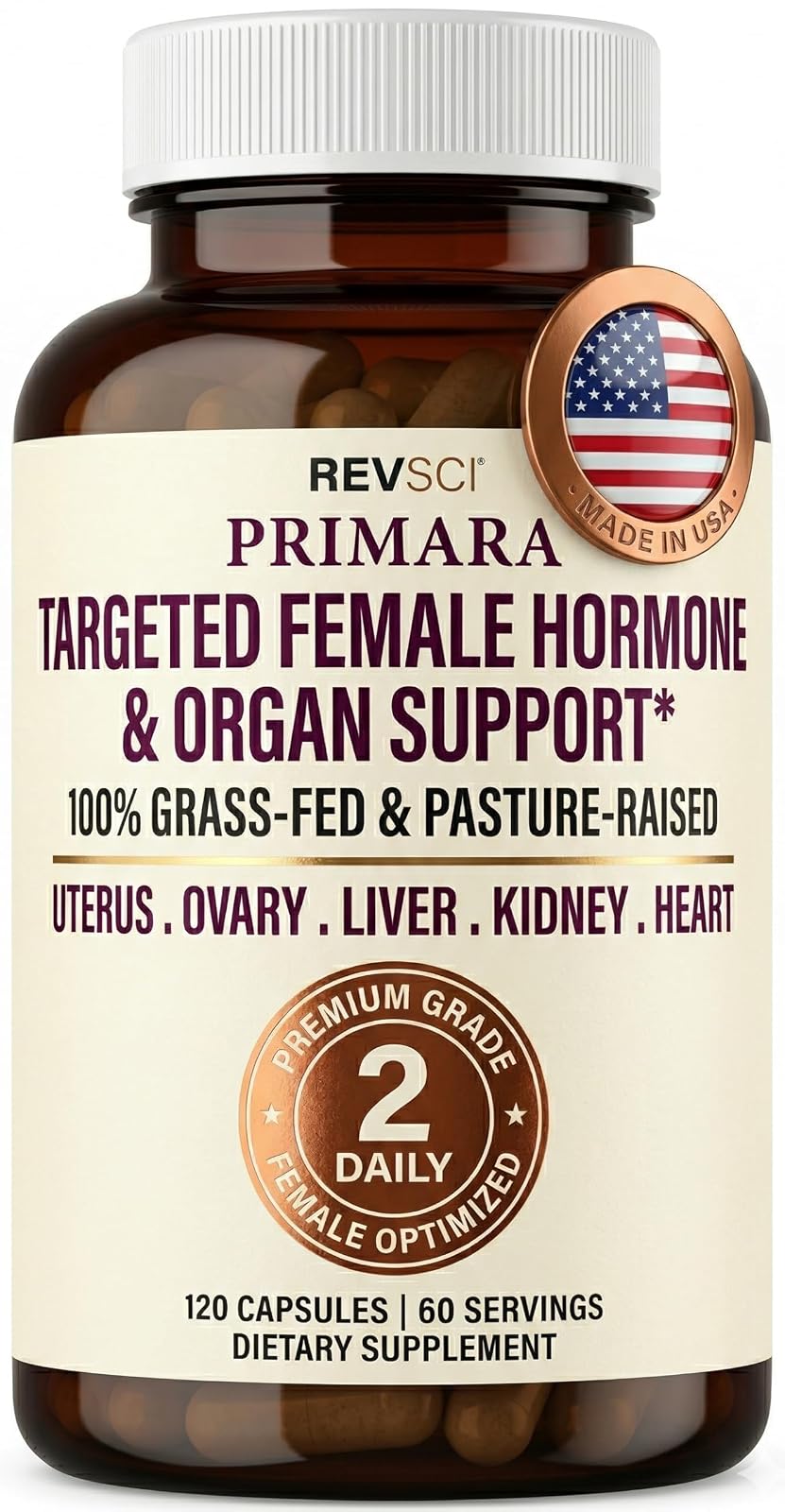Primal women's superfood vitality capsules