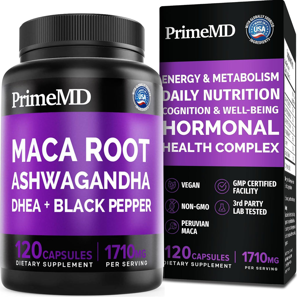 PrimeMD ashwagandha capsules for stress relief
