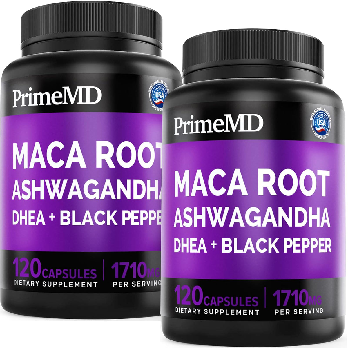 PrimeMD ashwagandha capsules for stress relief