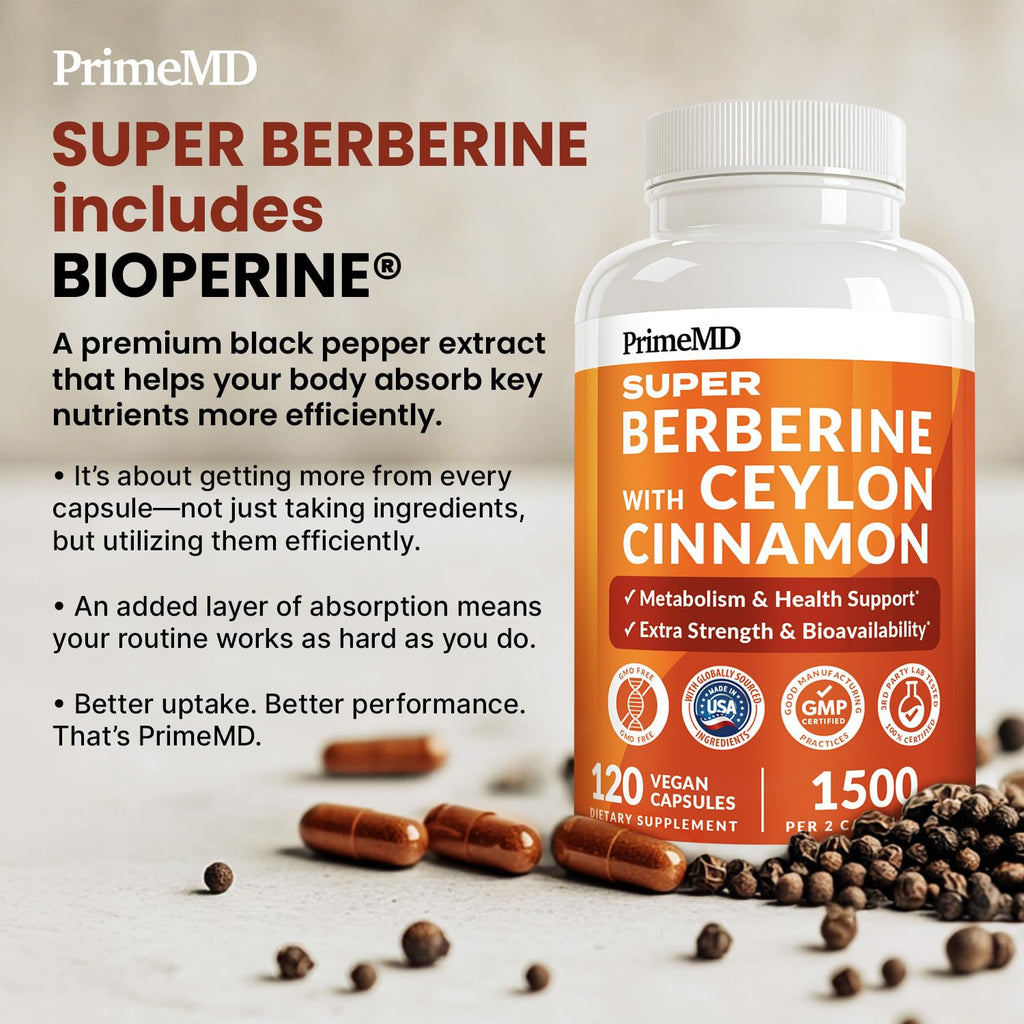 PrimeMD berberine for overall wellness
