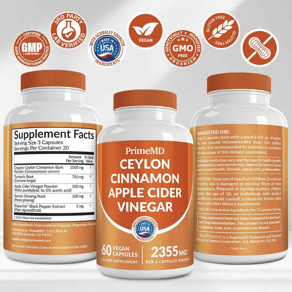 PrimeMD Ceylon cinnamon for vitality