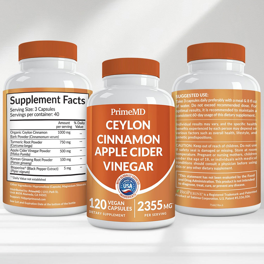 PrimeMD cinnamon capsules for vitality