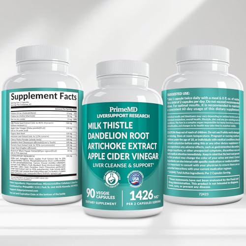 PrimeMD milk thistle supplement