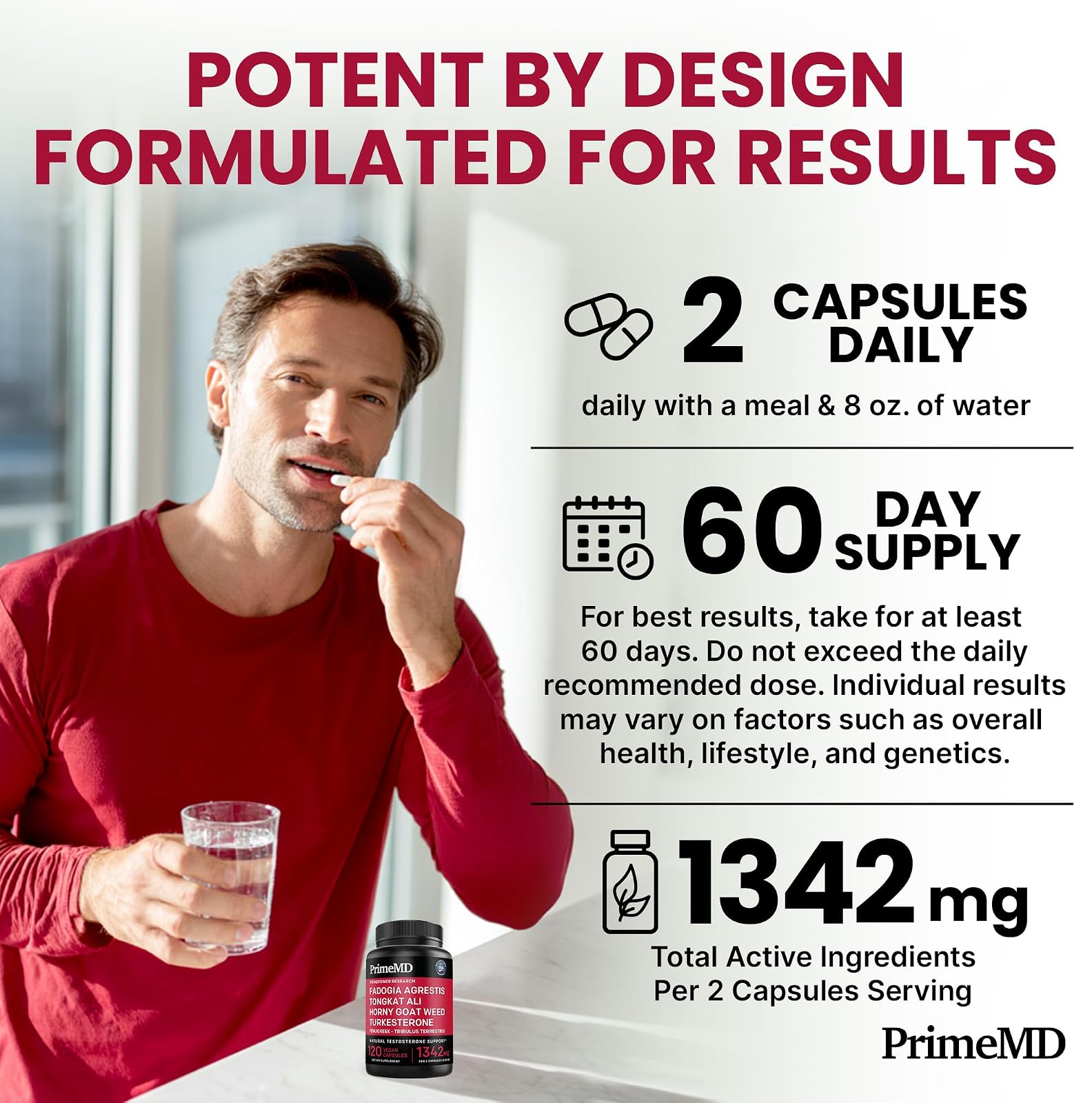PrimeMD multivitamins for energy support