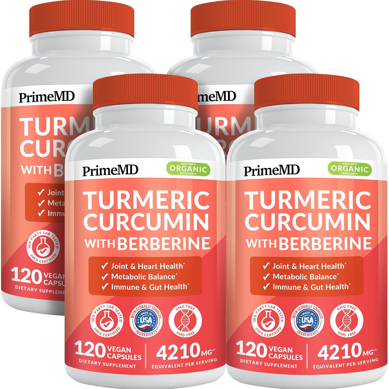 PrimeMD turmeric curcumin capsules