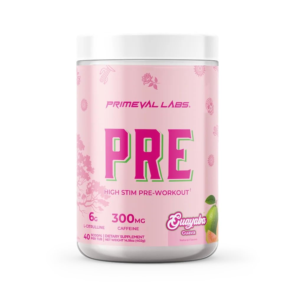 Primeval Labs PRE pre workout guayaba flavour