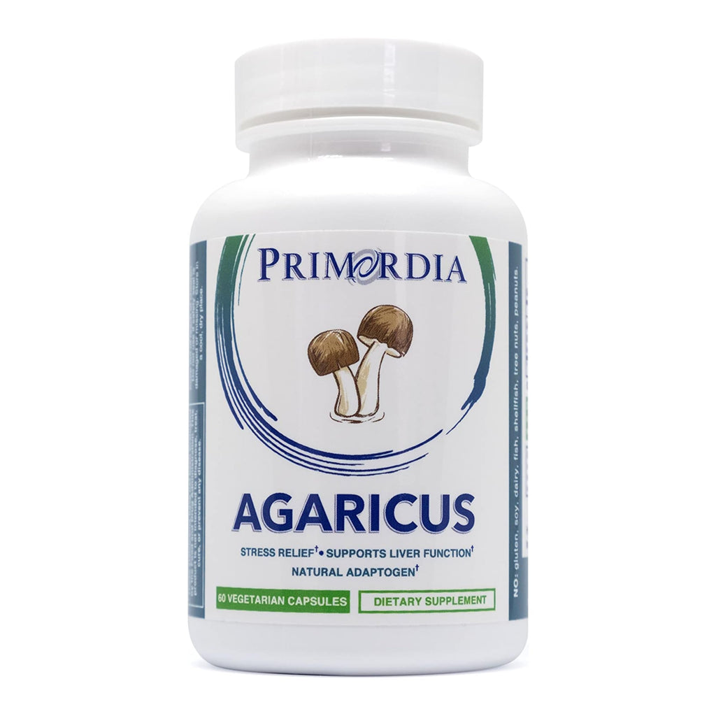 Primordia mushroom supplement for stress relief