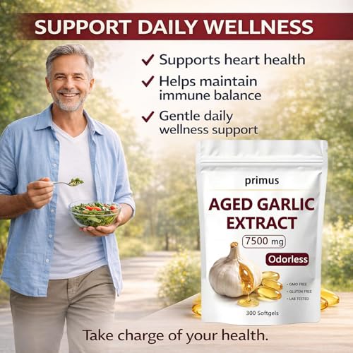 Primus aged garlic for cholesterol management