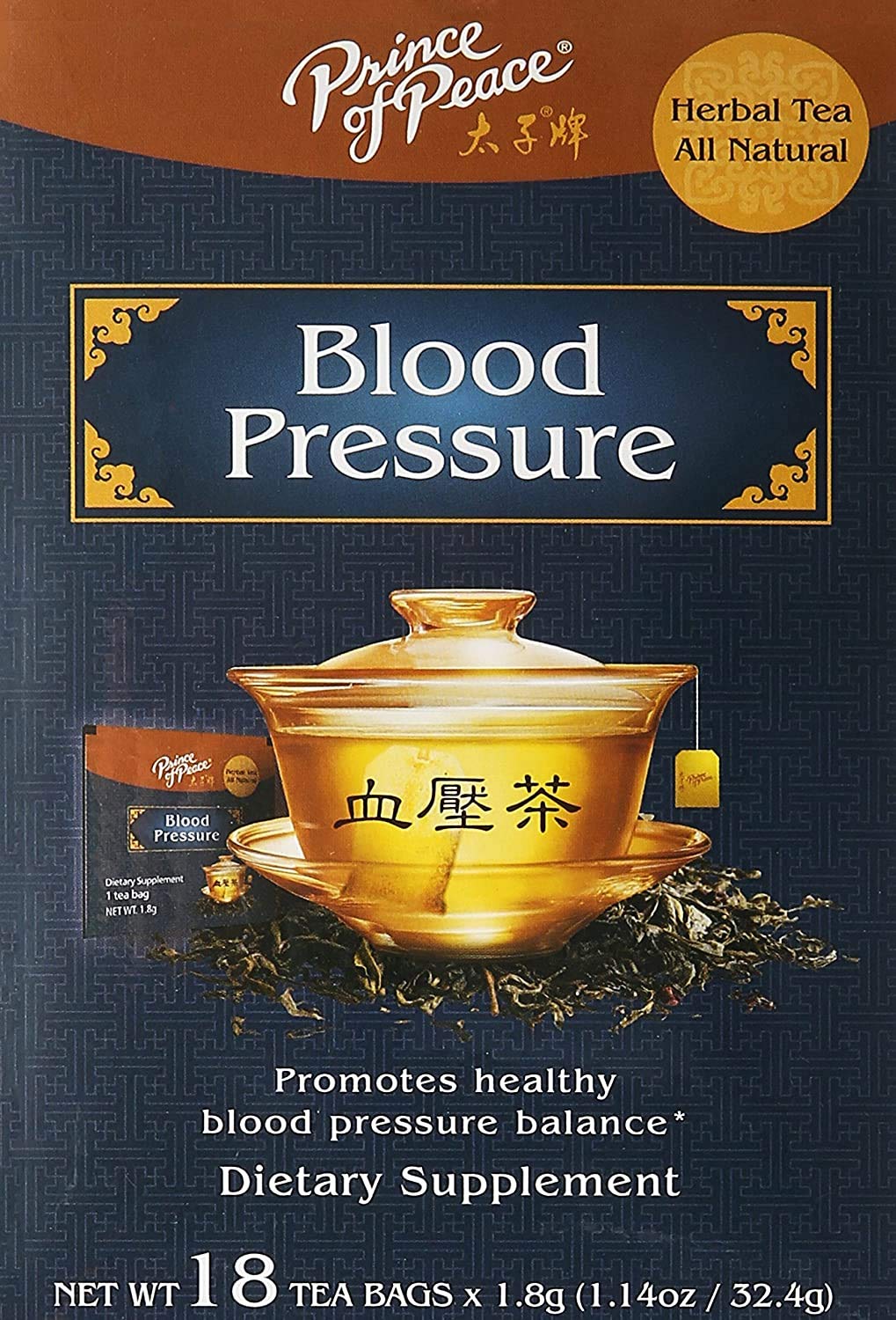 PRINCE OF PEACE herbal tea for blood pressure