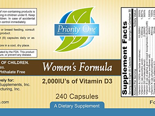Priority One vitamins for daily wellness