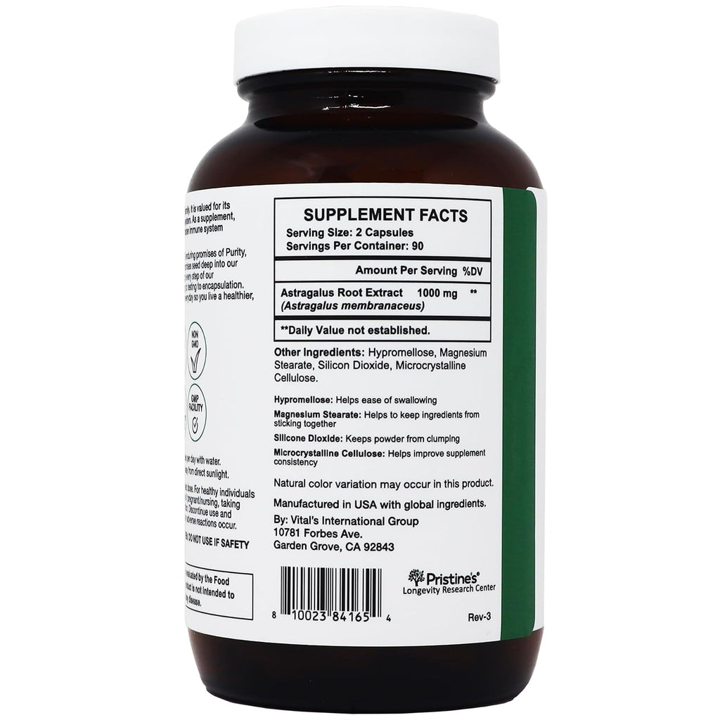 PRISTINE astragalus for stress relief