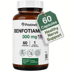 PRISTINE benfotiamine 300 mg capsules