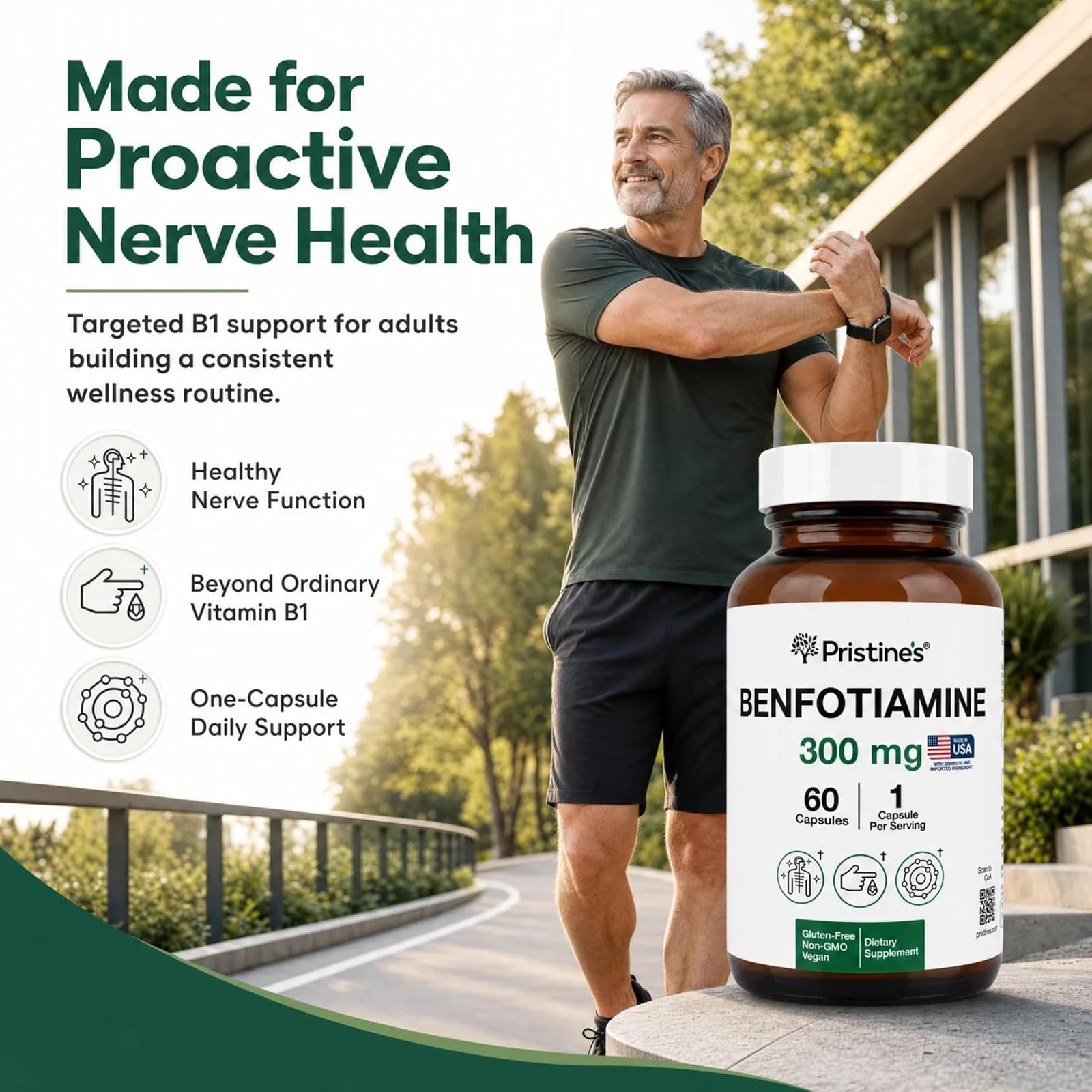 PRISTINE benfotiamine for metabolic support