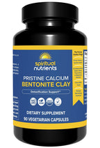 Pristine calcium bentonite clay capsules