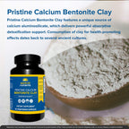 Pristine calcium clay for skin care