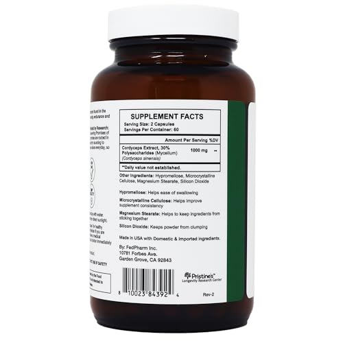 PRISTINE Cordyceps for peak performance