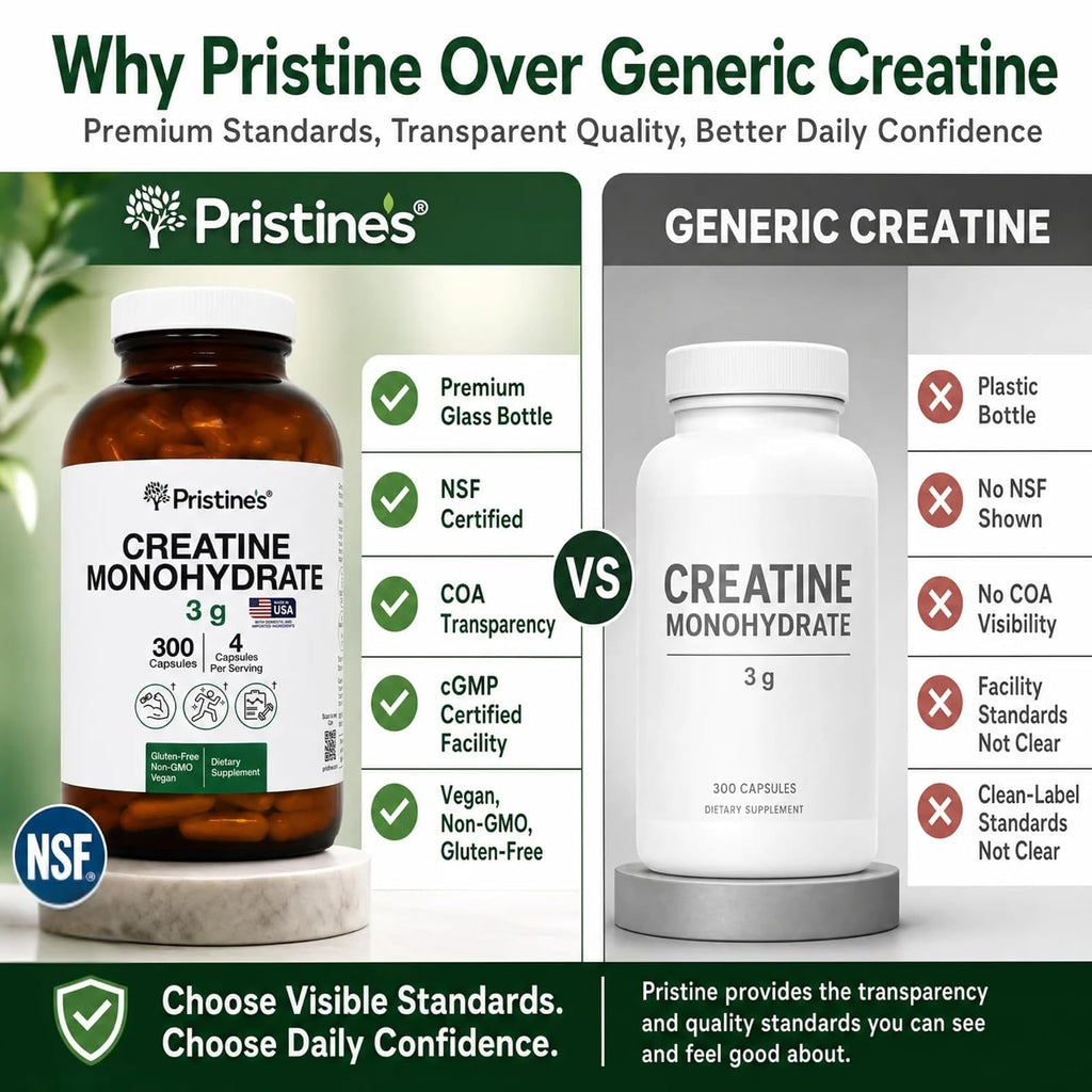 PRISTINE creatine for strength training