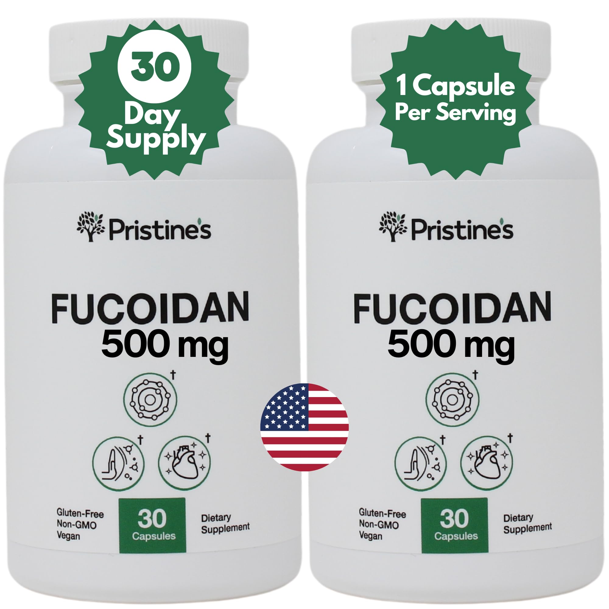 PRISTINE Fucoidan immunity support capsules