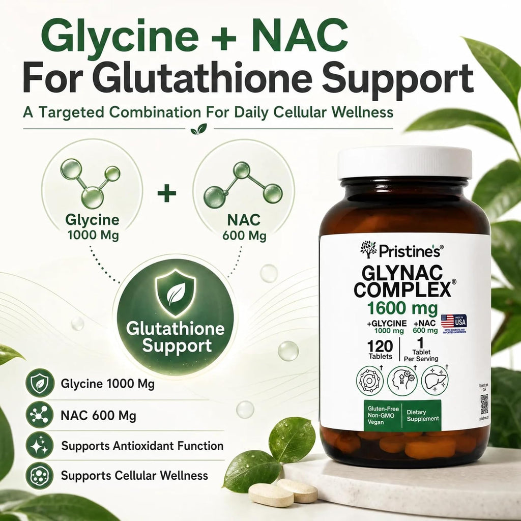 PRISTINE GlyNAC 120 tablets benefits