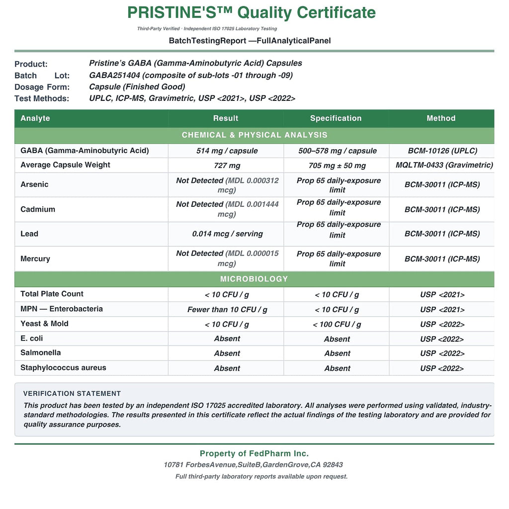 pristine l-lysine 90 count bottle
