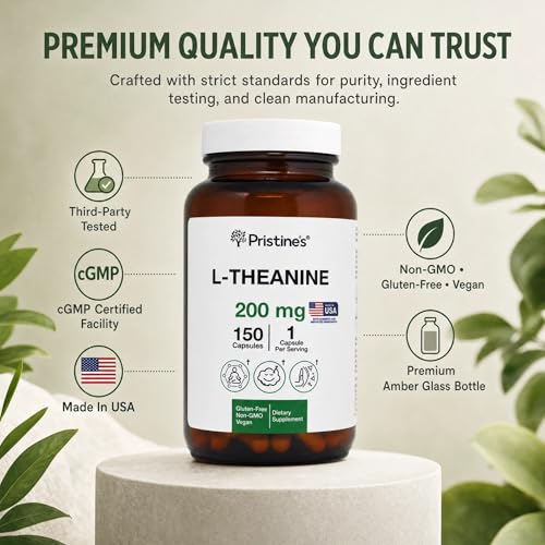 PRISTINE l-theanine 200 mg benefits
