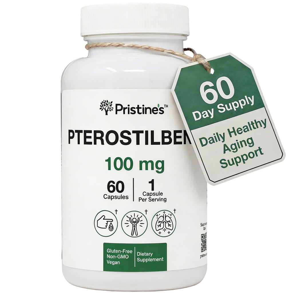 PRISTINE Pterostilbene 100 mg capsules