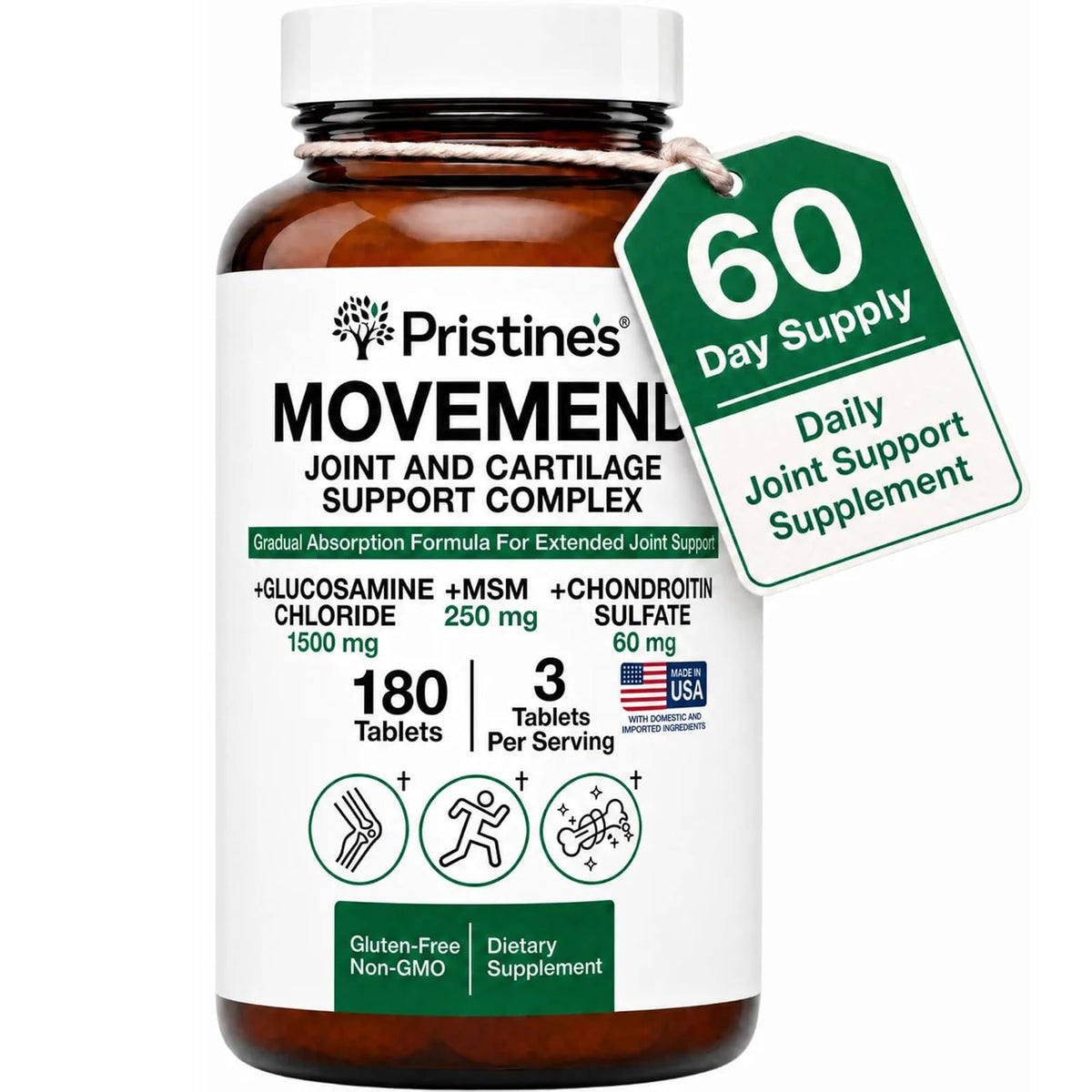 PRISTINE'S glucosamine joint support tablets