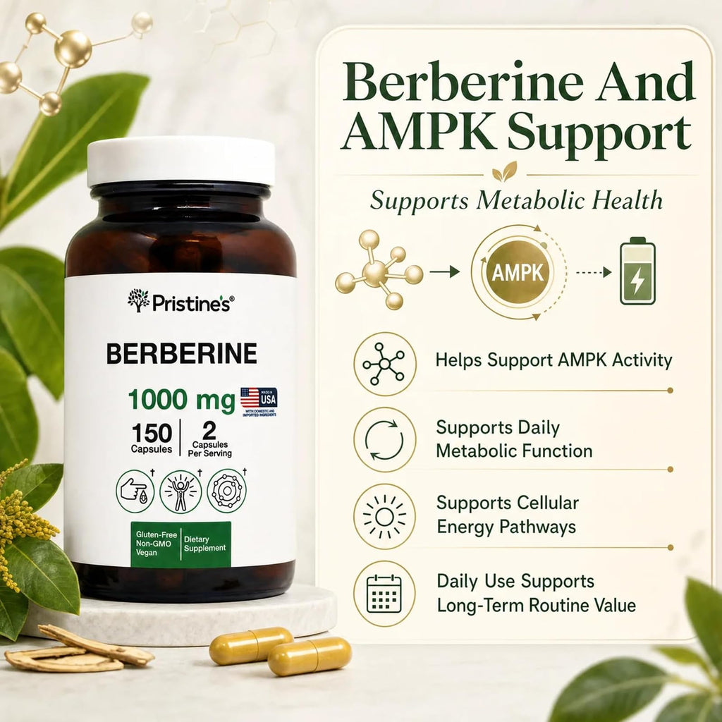 PRISTINE's herbal berberine benefits