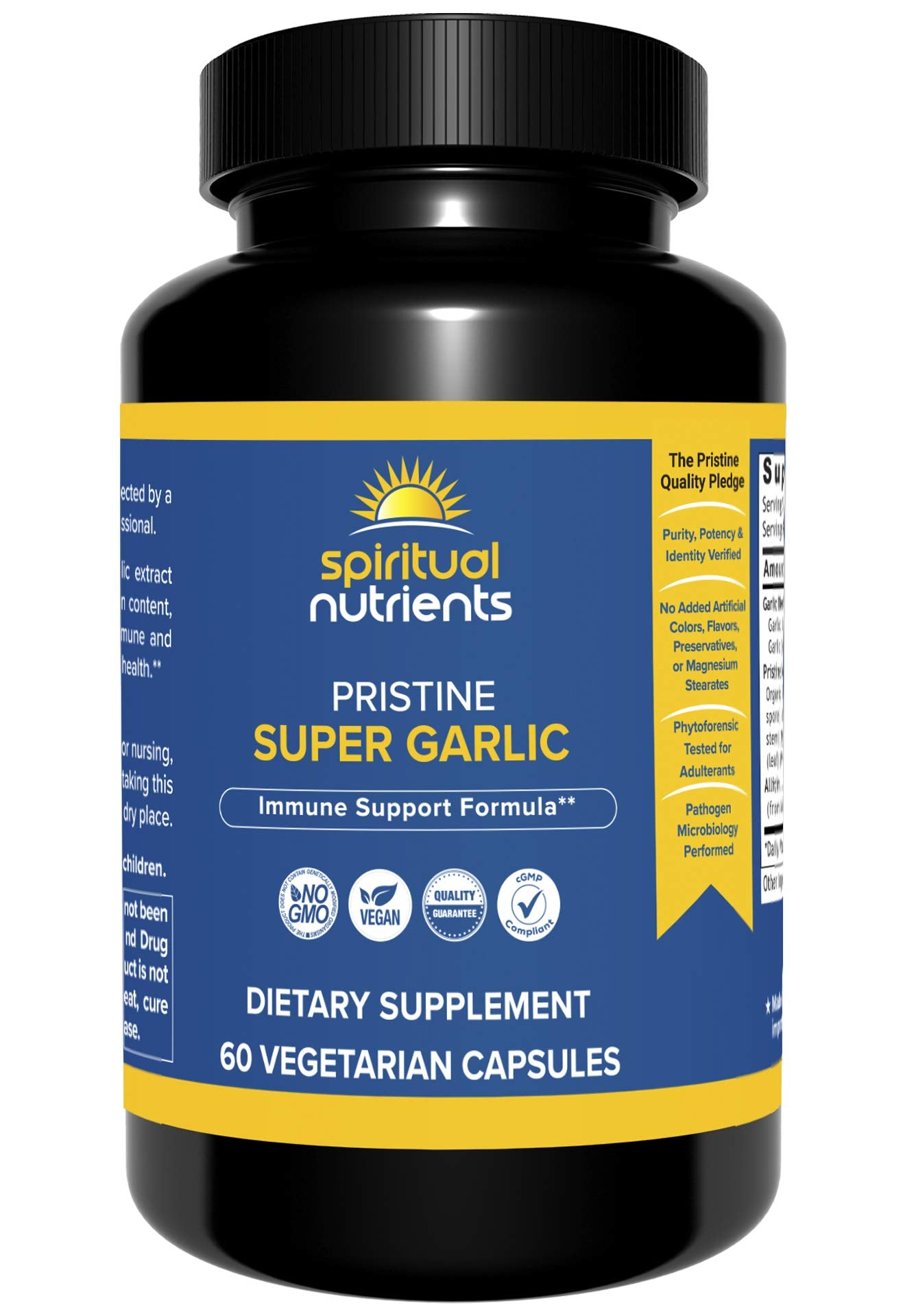 Pristine Super Garlic capsules for immunity