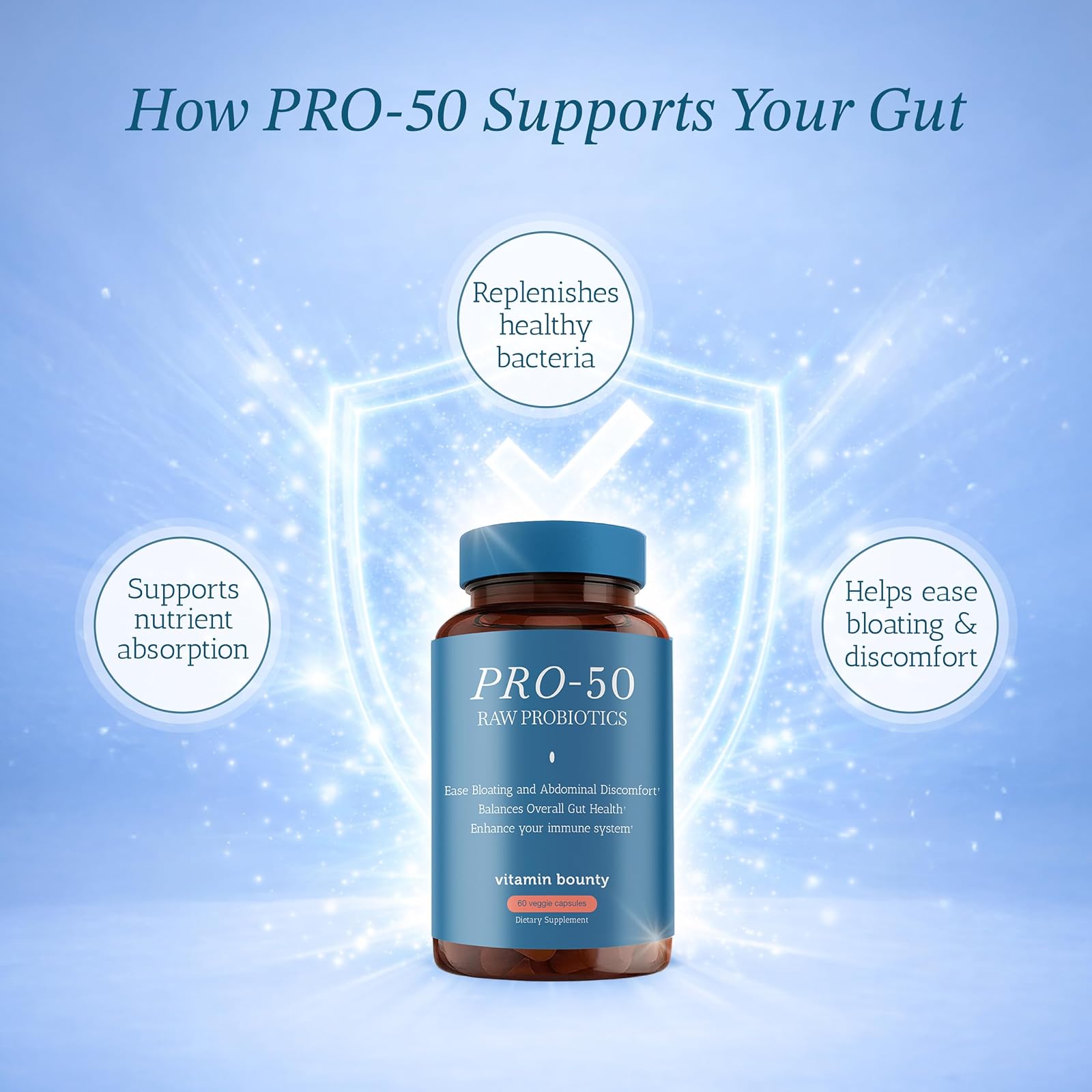 Pro-50 probiotic for immune health
